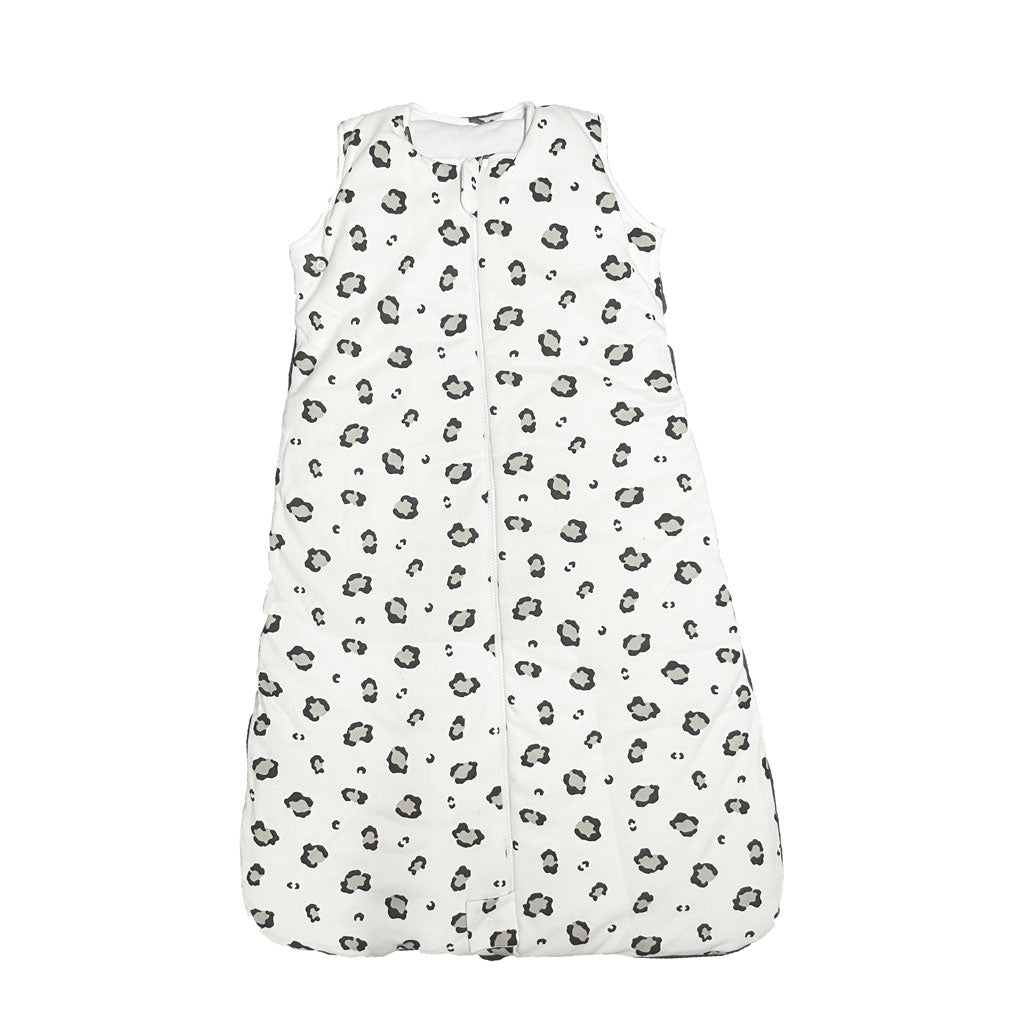 Little Acorn Cotton Leopard Print Baby Sleeping Bag 2 5 TOG Babes little-acorn-cotton-leopard-print-baby-sleeping-bag-2-5-tog-babes