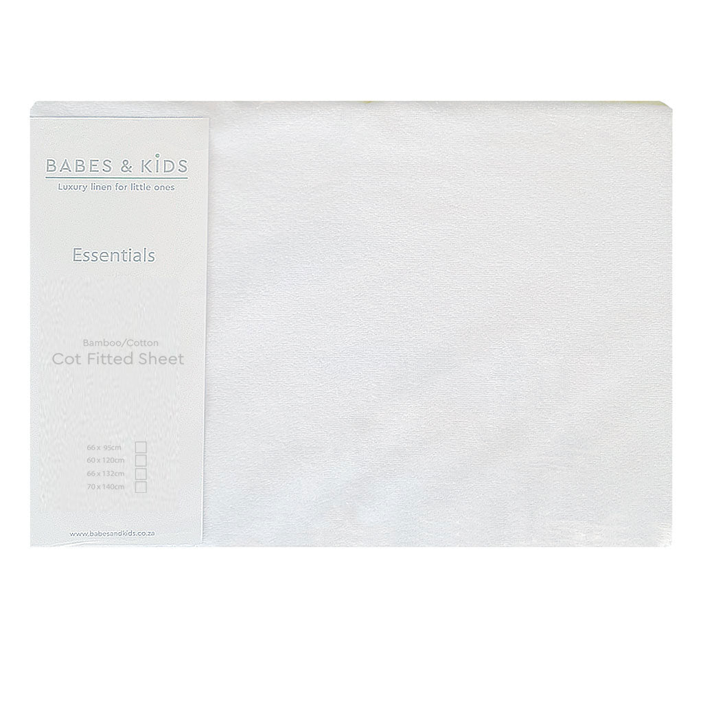 Bamboo Cotton Cot Fitted Sheet – Babes & Kids | Cot Sheets, Cot Bedding ...
